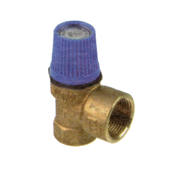 Overstort/overdrukventiel v. verwarming 1" 2,5 bar